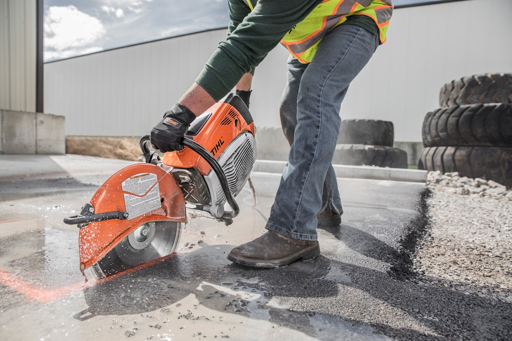 Cut-Off Machines | Reduce Dust With Water | STIHL USA